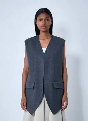 Bottega Veneta Double Face Wool Vest - Multicolor