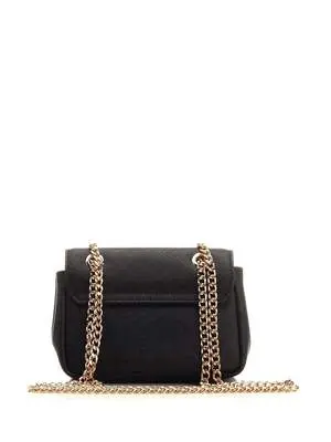VIVIENNE WESTWOOD Leather Shoulder Bag With Gold Chain