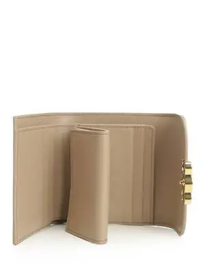 Celine Small Triomphe Wallet - Cream