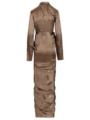 Rick Owens Wrap Gown Dress