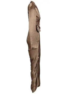 Rick Owens Wrap Gown Dress