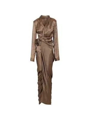 Rick Owens Wrap Gown Dress