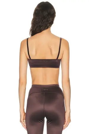 NIKESKIMS Shine Bandeau Bra In Chocolate