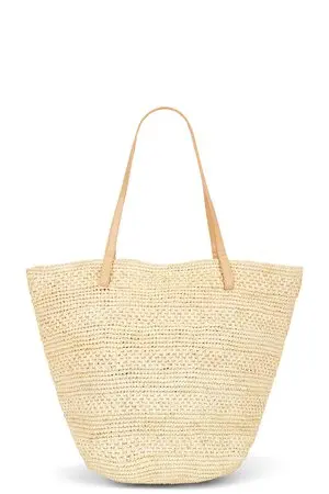 BY MALENE BIRGER Mirabelle Woven Raffia Handbag