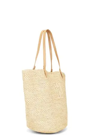 BY MALENE BIRGER Mirabelle Woven Raffia Handbag