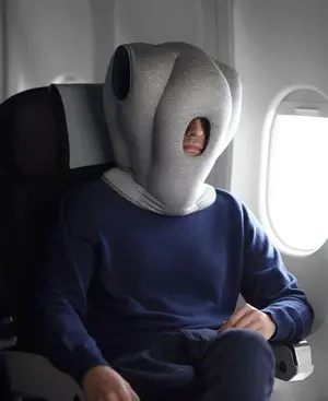 UNCOMMON GOODS Nap Anywhere Light Blocking Travel Pillow