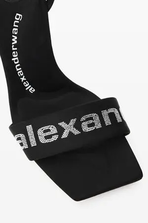 Alexander Wang Julie 105mm Billboard Sandal - Black