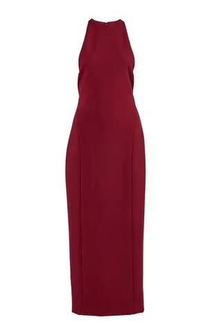 CAROLINA HERRERA Carolina Herrera Sleeveless Bi-Stretch Wool Tailoring Column Dress