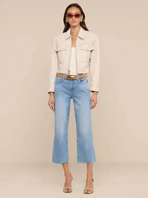 L'Agence Micah Oversized Leather Jacket
