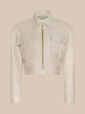 L'Agence Micah Oversized Leather Jacket