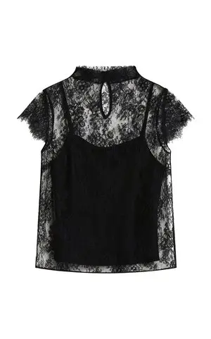 POSSE Posse Blake Lace Silk Top