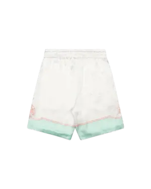 Casablanca Les Coquillages Silk Shorts