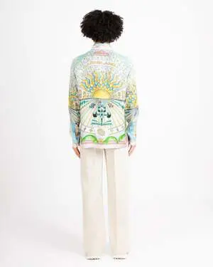 Casablanca La Course Ideale Silk Shirt