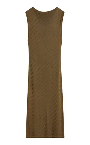 Posse Nyla Striped Knit Midi Dress