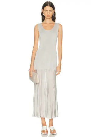 HOUSE OF DAGMAR Metallic Knit Maxi Dress