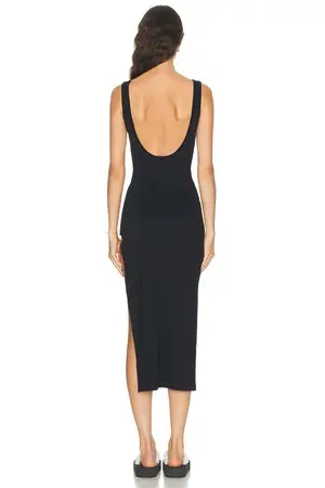 Wardrobe.NYC Opaque Scoop Neck Dress