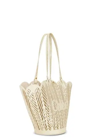 Chloé Soleil Tote Bag In Beige - Milk