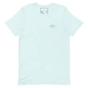 ANCHOR & CREW Ice Set Point Social Volleyball Club League Organic Cotton T-shirt - Blue