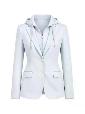 Eleventy Hooded Layered Blazer