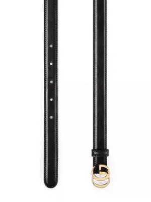 Gucci Marmont Leather Belt With Double G Buckle