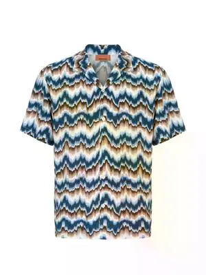 Missoni Zigzag-print Short-sleeve Shirt