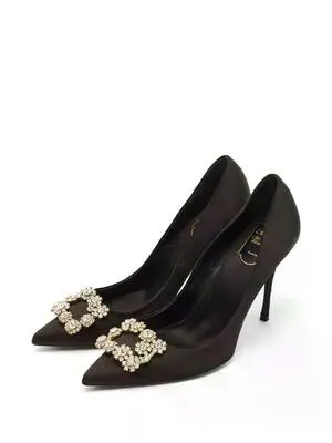 ROGER VIVIER Flower Buckle Pumps