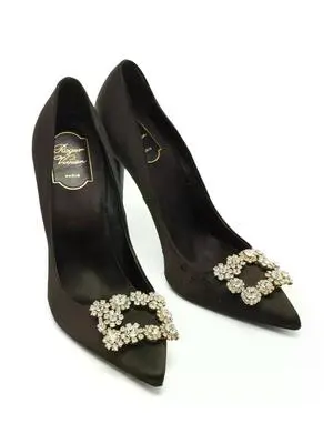 ROGER VIVIER Flower Buckle Pumps