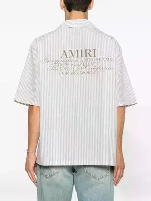 Amiri Striped Short-sleeve Shirt