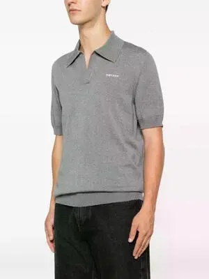 Alexander McQueen Logo-embroidered Short-sleeve Top
