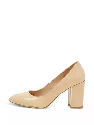 STUART WEITZMAN Ariana Leather Heeled Pumps
