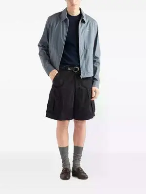 Prada Silk And Cotton Crew-neck Sweater