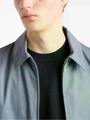 Prada Silk And Cotton Crew-neck Sweater