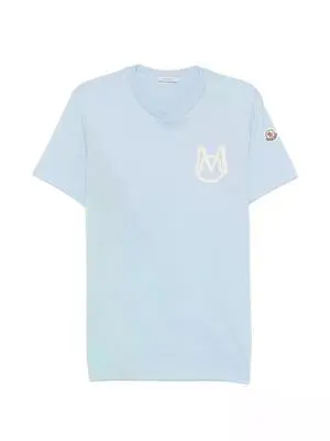 Moncler Logo-patch T-shirt - Blue