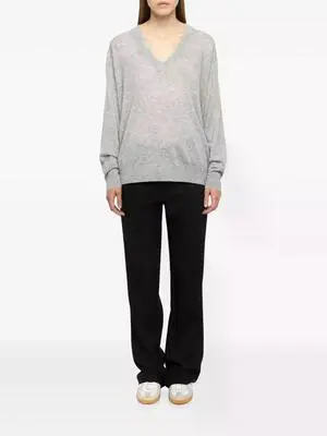 Zadig&Voltaire Swyny" Cashmere V-neck Jumper - Grey