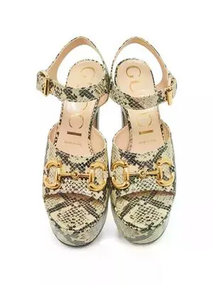 Gucci Horsebit Platform Sandals