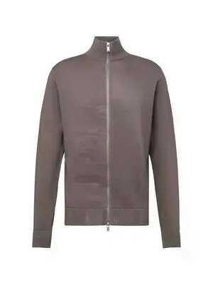 DRYKORN Zip-up Textured Knit Sweater