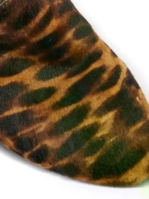 Alaïa Leopard-print Studded Heeled Pumps