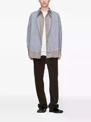 MAISON MARGIELA Check-pattern Double-layer Shirt