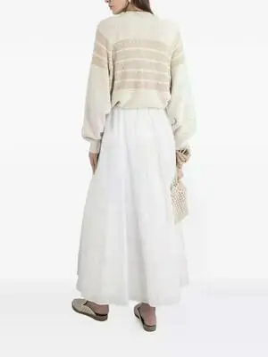 Brunello Cucinelli Sequin-embellished Full-zip Cardigan