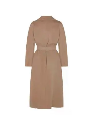 Max Mara Belted Notch-lapels Coat - Neutrals