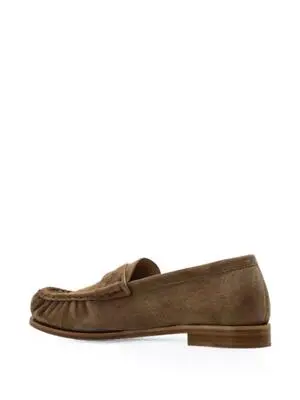 Max Mara Sponda Suede Loafers