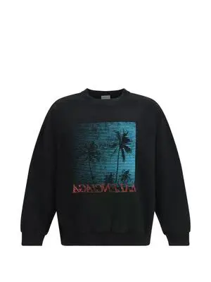 Balenciaga Palm-print Cotton Sweater