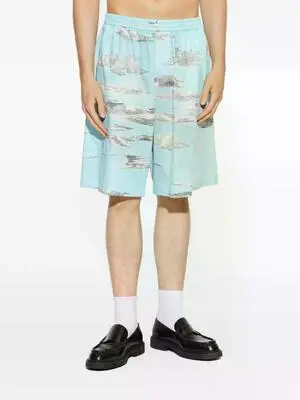 Moschino Cloud Print Shorts