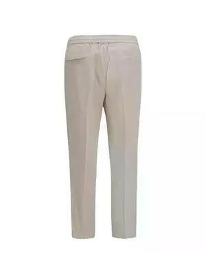 Brunello Cucinelli Corduroy Drawstring Trousers - Neutrals