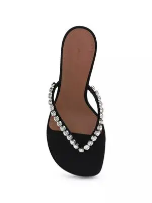 Amina Muaddi Gigi Crystal-embellished Sandals