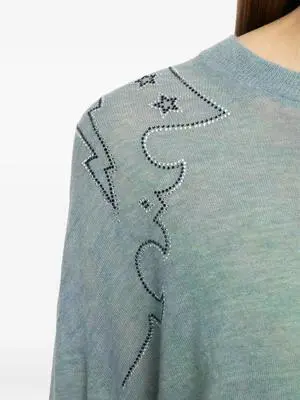 Zadig&Voltaire Swapy Cashmere Jumper With Rhinestones