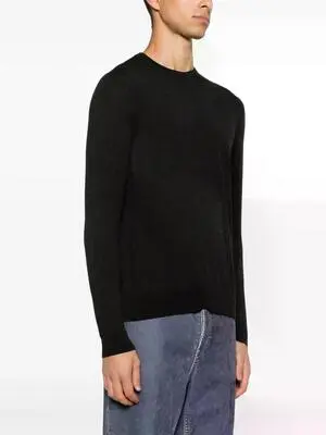 Kiton Wool Crew Neck Sweater
