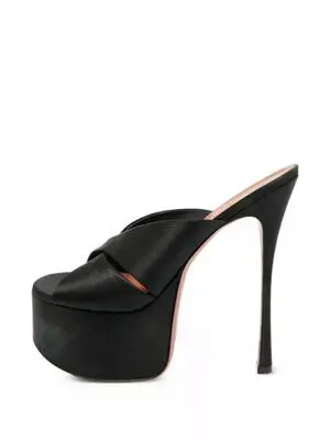 Amina Muaddi Dalida Platform Sandals