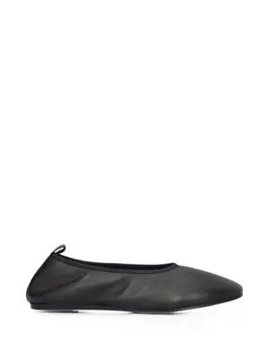 BILLI BI Nappa Leather Ballet Flats - Black