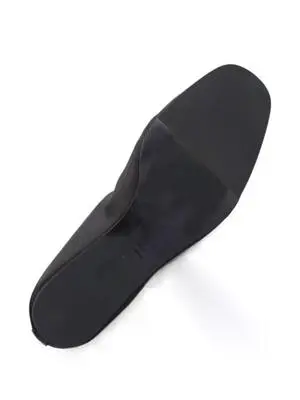 BILLI BI Nappa Leather Ballet Flats - Black